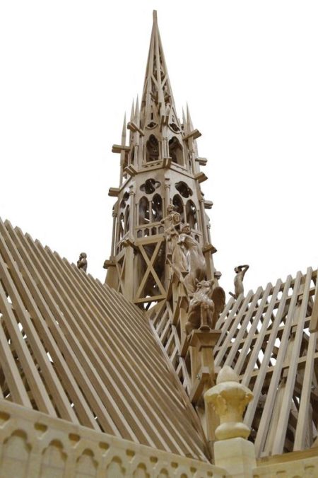 In homage to Notre-Dame de Paris, the astonishing model of the ...
